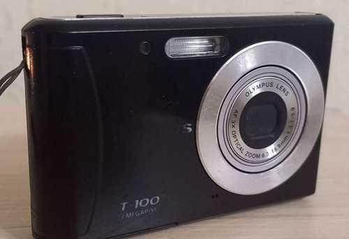 Компактный фотоаппарат Olympus T-100 Black
