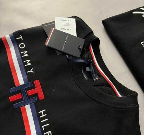 Свитшот Tommy Hilfiger темный люкс мужской