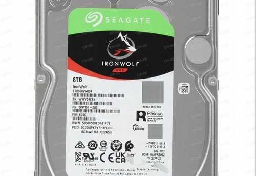 Hdd 8tb Seagate IronWolf новый 4шт