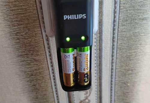 Зарядка для пальчиковых батареек philips