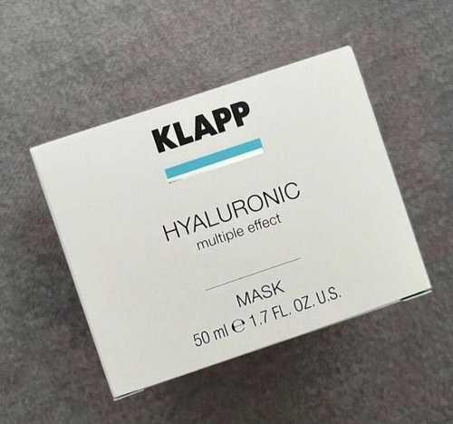 Новая маска гиалуроник Klapp Hyaluronic multiple