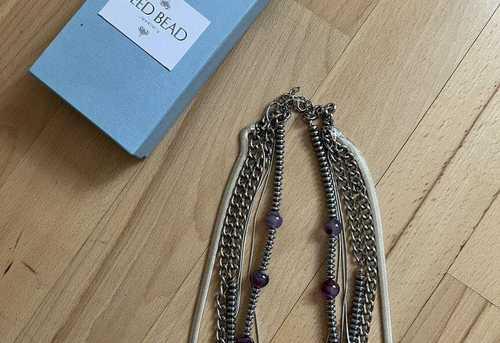 Многослойное колье Seed Bead