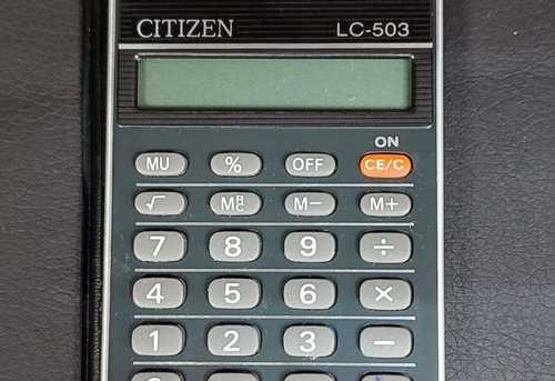 Калькулятор Сitizen LC-503