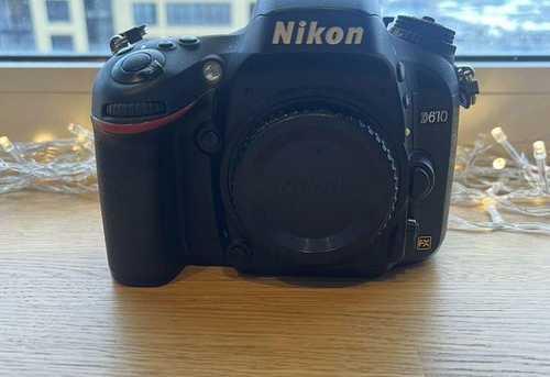 Зеркальный фотоаппарат Nikon d610 body