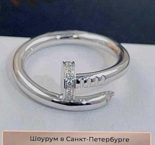 Кольцо Cartier Juste un Clou Белое золото 0,1ct