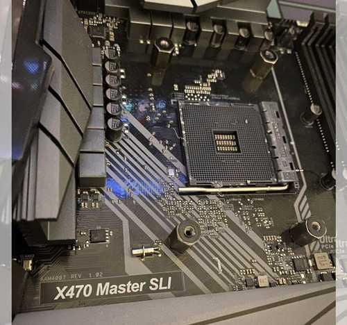 Материнская плата ASrock x470 master sli