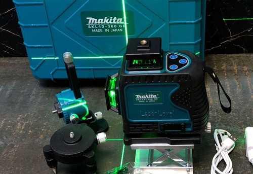 Лазерный уровень makita 4d нивелир 16 линий