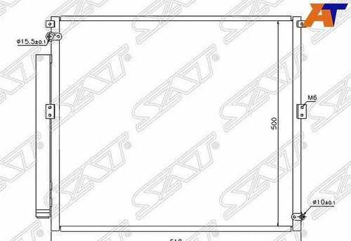 Радиатор кондиционера Toyota Hilux Surf 3