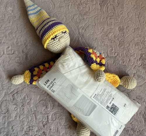 Простыни натяжные IKEA len 60*120