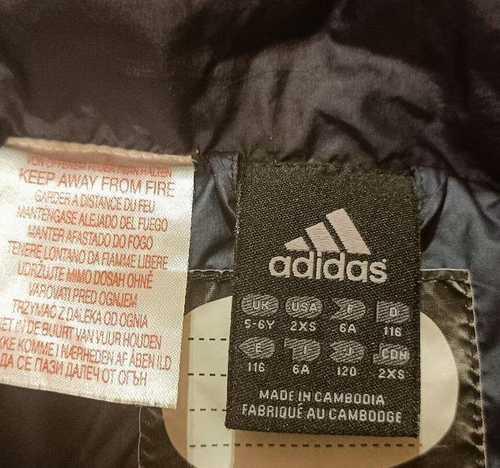 Куртка зимняя adidas 116