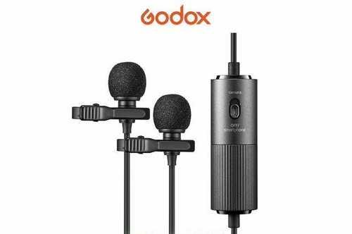 Микрофон петличный Godox LMD-40C двойной Гарантия