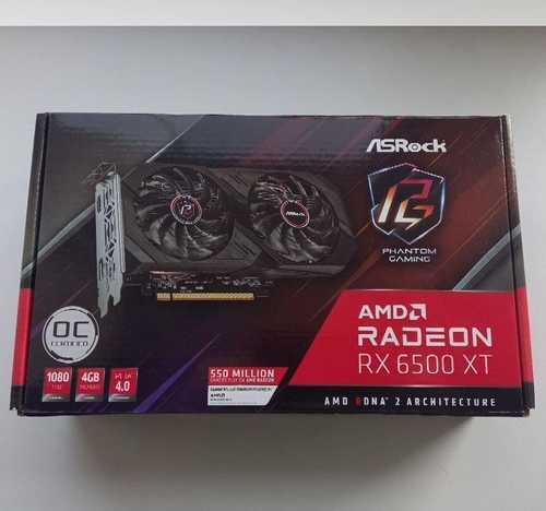 Видеокарта ASRock AMD Radeon RX 6500 XT Phantom Ga