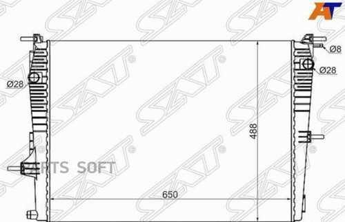Радиатор охлаждения Рено Флюенс 1,6 10
