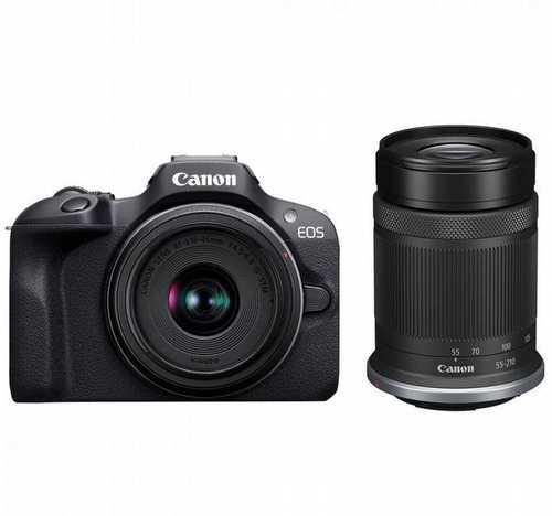 Canon EOS R100 kit 18-45 IS STM   55-210mm