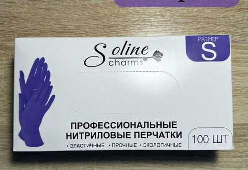 Перчатки нитриловые S Soline Charms