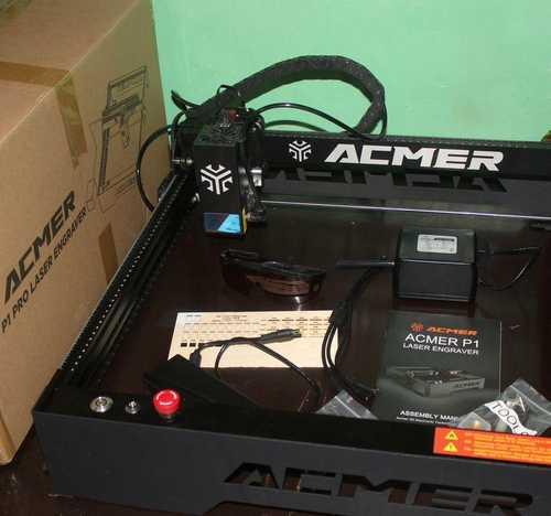 Мощный лазерный чпу гравер Acmer P1 20W (гравирует