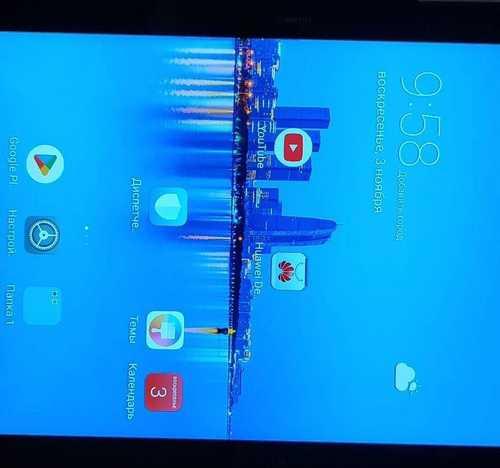 Планшет huawei matepad t5 рабочий, с чехлом