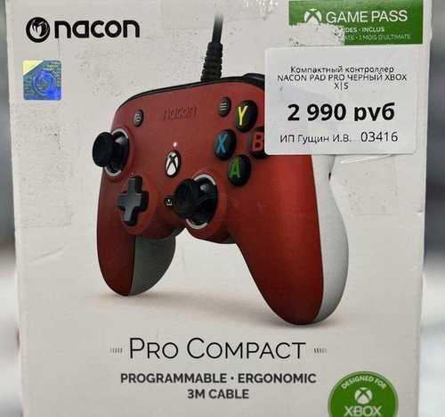 Компактный контроллер nacon PAD PRO черный xbox XS