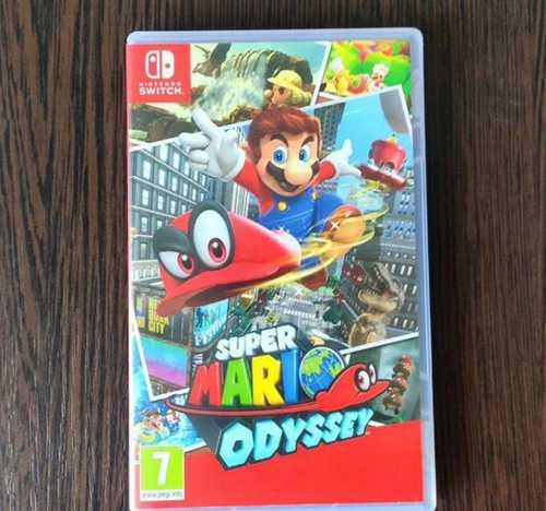 Super Mario Odyssey картридж