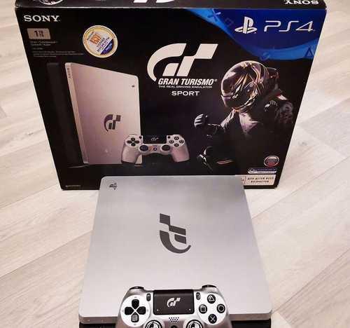 PS 4 Slim 1tb Gran turismo limited Edition прошита