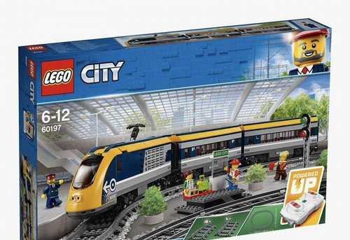 Пассажирский поезд lego 60197+60205 + 60238