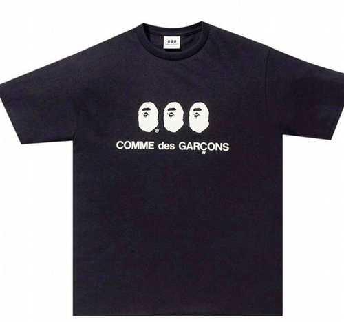 Футболка bape x cdg