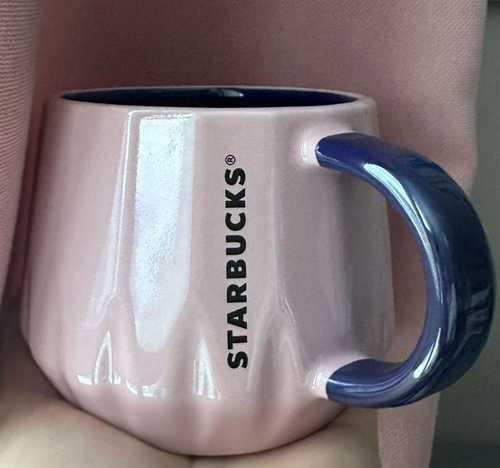 Кружка starbucks пудрово розовая 300 мл