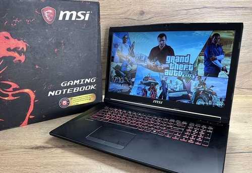 Игровой ноутбук MSI i7/GeForce GTX/16gb/1256 SSD