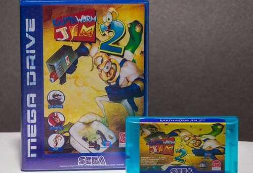 Картридж Sega Earthworm Jim 2