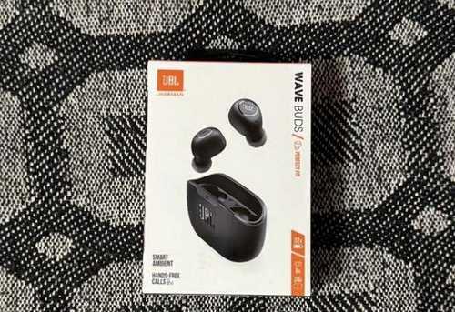 Новые JBL Wave Buds черные. Оригинал