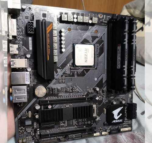 Gigabyte b450 aorus m  5 5600   16гб