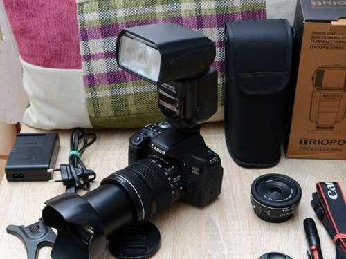 Canon 750D + 18-135mm STM + 24mm stm / комплект
