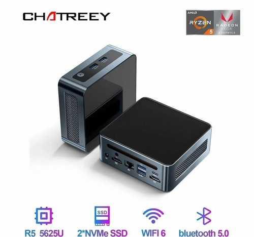 Мини пк Chatreey AN2P Ryzen 5 5625U