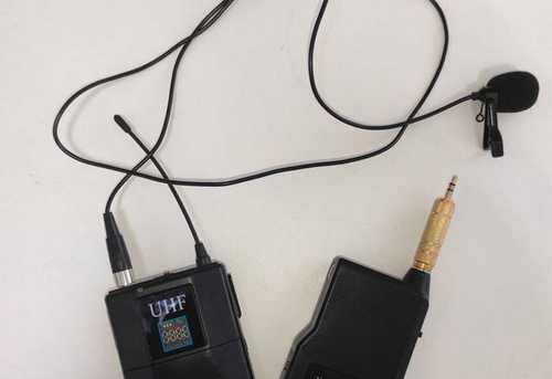 Микрофон петличный UHF WU31ET черный