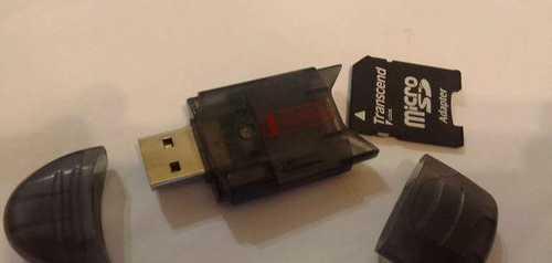 Кардридер переходник USB Sd micro sd