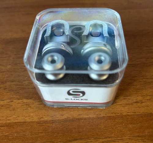 Стреплоки Schaller S-locks Satin Chrome (14010301)
