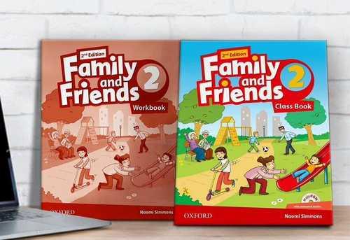 Family and Friends 2 учебник, тетрадь, диски