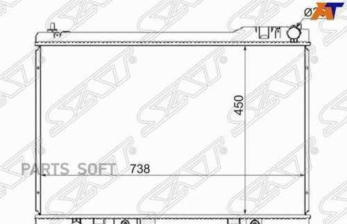 Радиатор охлаждения Инфинити FX45 03