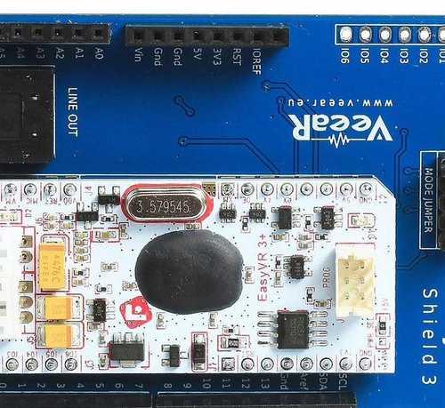 Модуль распознавания голоса EasyVR 3 Plus Shield