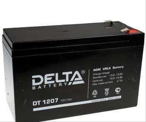 Аккумулятор delta battery DT 1207