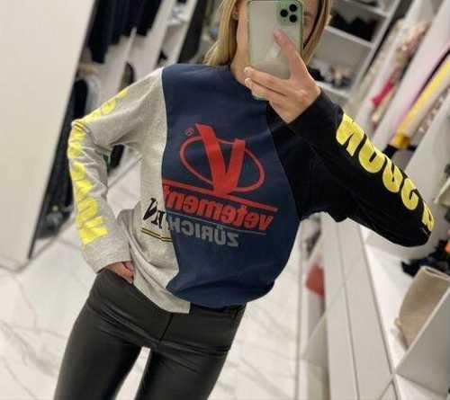 Свитшот лонг Vetements оригинал