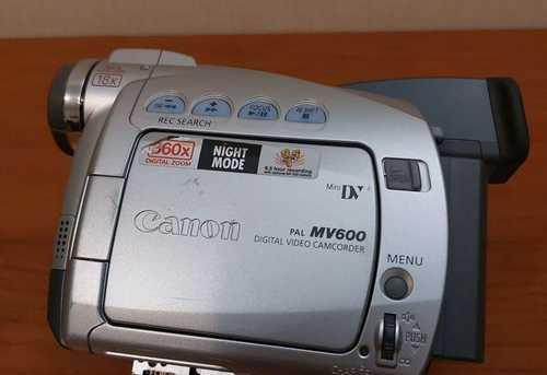 Видеокамера Canon mv600 mini-dv