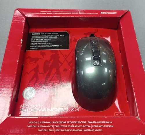 Мышь игровая Microsoft Retail sidewinder X3 mouse