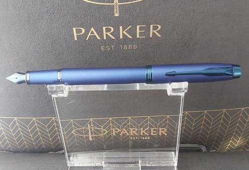 Перьевая ручка Parker IM Monochrome Blue PVD F