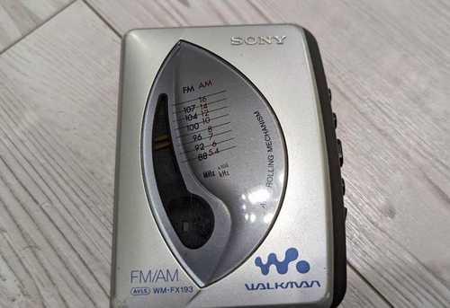 Кассетный плеер Sony walkman WM-FX193