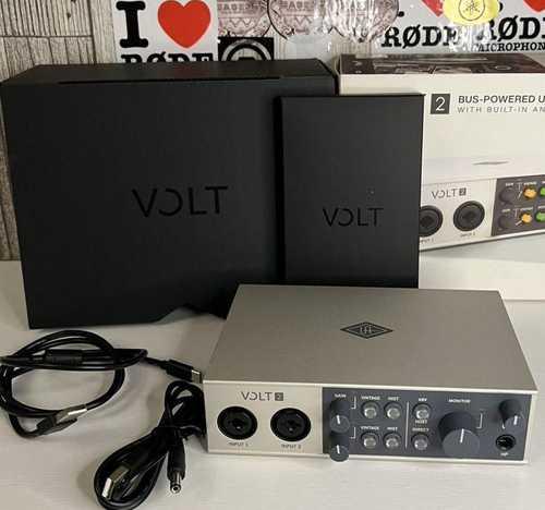 Universal audio volt 2 / UAD volt 2 звуковая