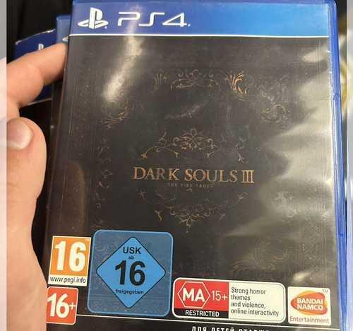 Диск на ps4 Dark souls 3