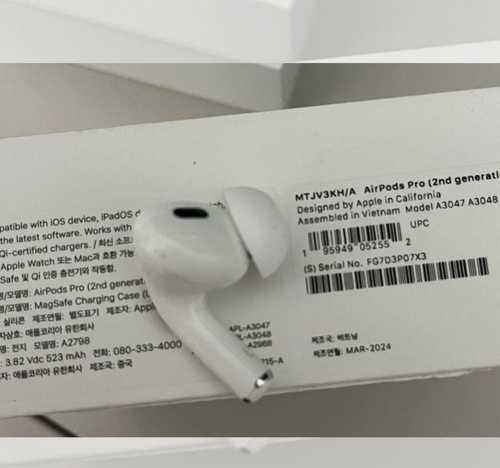 Airpods pro 2 type c левый оригинал