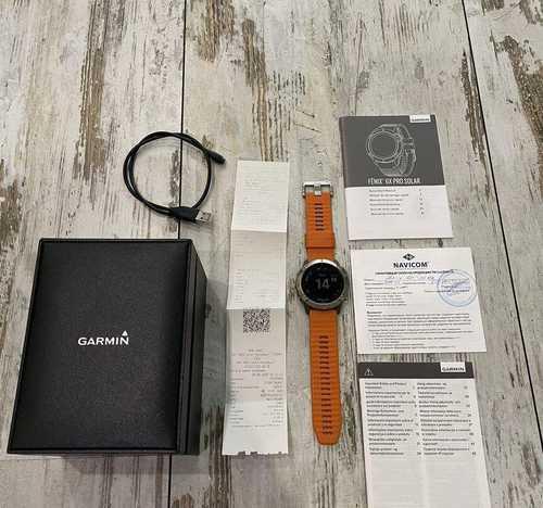 Garmin fenix 6x pro solar titanium