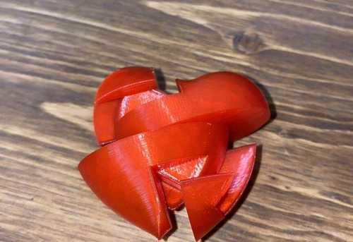 Сердце головоломка 3Д печать